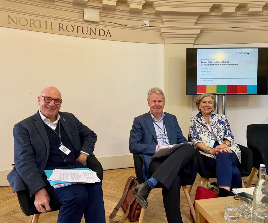 BAFUNCS Career Paths Event at the LIMUN-UK Conference, February 2024 ...